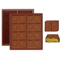 China MHC Silicone Dubai Chocolate Mold Custom Deep Small Silicone Chocolate Mould Manufacturers for sale