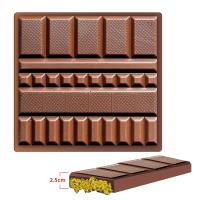 China MHC Christmas Chocolate Mold For Geometric Big Bar Deep New Silicon Shaped Moulds Chocolate Molds Dubai for sale