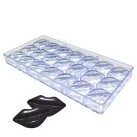 China MHC Custom Acrylic Chocolate Molds 3D Polycarbonate Chocolate Bar Mold for sale