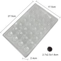 China MHC Hard Plastic Small Chocolate Pastry Mold Bpa Free Food Grade Silicone for sale