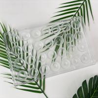 China MHC Silicone Chocolate Molds High Quality Food Grade Hard Plastic Small Chocolate Pastry Mold for sale