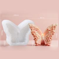 China MHC Large Butterfly Candle Molds Birthday 3D Unique Candle Silicone Molds Manufacturer for sale