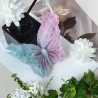 China MHC Wholesale Butterfly Silicone Molds Dishwasher Safe Whelk Candle Holder Mold for sale