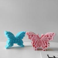 China MHC Animal Butterfly Mold For Candles Wholesale , Large Unique 3d Candle Silicone Molds for sale