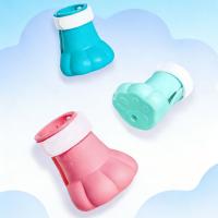 China Adjustable Anti-Scratch Silicone Cat Shoes Pet Paw Protector Pet Hospital Bath Cat Foot Cover Silicone Pet Shoes for sale