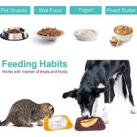 China MHC Silicone Pet Slow Feeder Bowl Pet Cat Dog Bowl Household Anti-Choking Slow Mat Lick Mat for Pet Bathing Training for sale