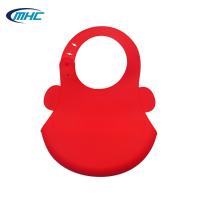 China Burp Cloth Baby Bibs Waterproof Silicone Cute Baby Bibs Silicone Baby Bibs Factory Baby Cotton Silicone Bibs with Buttons for sale