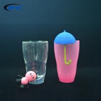 China Shatterproof Silicone High Transparent Cup Food-Grade Color Liquid Frozen Wine Glass Beverage Wine Glass Water-Cooled Cup for sale