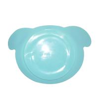China Non-Toxic Silicone Baby Feeding Set Children's Infant Dinner Plate Toddler Dinner Plate with Cartoon Bear Design for sale