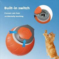 China Eco-friendly Electric Rolling Cat Toy 2.0 Cat Toy Pet Automatic Fast Ball Rolling Electric Cat Ball Modern Dog Sports Style for sale