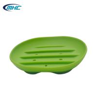 China Manufacturer Wholesale Silicone Soap Dish Tray Self Draining Bar Soap Holder Flexible Soap Saver for Shower and Bathroom for sale
