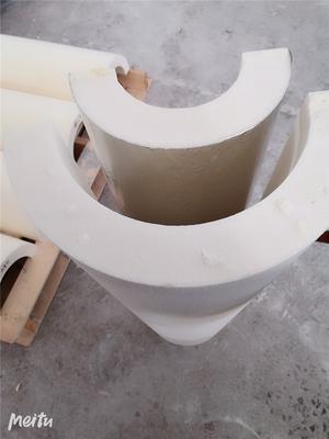 China Fireproof PIR Pipe Insulation Sections Polyisocyanurate Foam Sheets Tubular Shell Design for sale