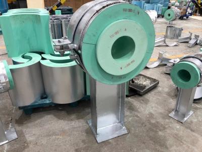 China 160K Liquid Nitrogen Pipeline Supports Double Pipe Insulated Pipe Supports for sale