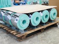 China HDPIR Cold Insulation Sliding Pipe Support , Pre Insulated Pipe Supports DN80 for sale