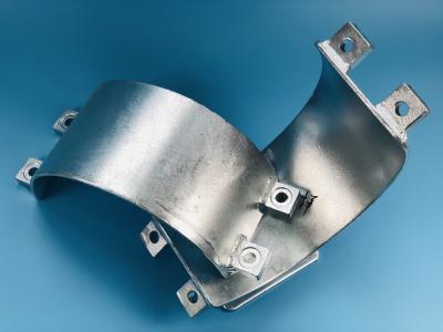 China Stainless Steel 15mm Diameter Pipe Support Clamp With Welded Ear Plates for sale
