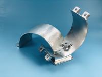 China Stainless Steel 15mm Diameter Pipe Support Clamp With Welded Ear Plates for sale