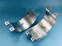 China Stainless Steel 15mm Diameter Pipe Support Clamp With Welded Ear Plates for sale