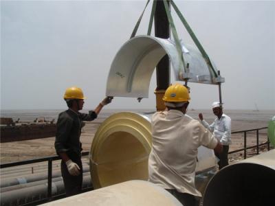 China High Safety Limit Stop Pipe Support , Insulated Pipe Hangers For Liquefied Gas Plant for sale