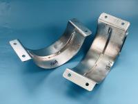 China Single Outer Retaining Ring Galvanised Pipe Clamp Fittings For Pipe Support for sale