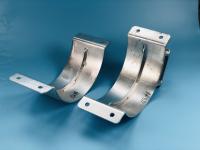China Single Outer Retaining Ring Galvanised Pipe Clamp Fittings For Pipe Support for sale