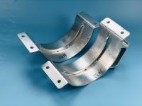 China Single Outer Retaining Ring Galvanised Pipe Clamp Fittings For Pipe Support for sale