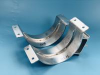 China Single Outer Retaining Ring Galvanised Pipe Clamp Fittings For Pipe Support for sale