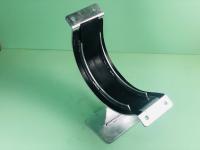 China Galvanized Carbon Steel Pipe Clamps With Two Outer Retaining Rings for sale