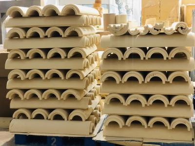 China PIR Polyisocyanurate Foam Pipe Insulation Multifunctional For Low Temperature Industry for sale