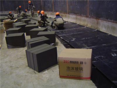 China Fire Protection Cellular Glass Board Insulation , Foam Glass Thermal Insulation Board for sale