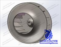 China Stainless Steel Forward Curved Centrifugal Fan Wheel 400-3500mm Diameter with PPS Plastic Options for sale