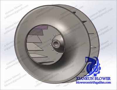 China Stainless Steel Forward Curved Centrifugal Fan Wheel 400-3500mm Diameter with PPS Plastic Options for sale
