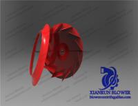 China Corrosion Resistant Centrifugal Fan Impeller Wheel 400-3500mm with Thermal Spray Coating for Industrial Applications for sale