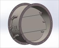 China High Pressure Centrifugal Fan Accessories Air Blower Damper For Second Stage Impeller Wheel for sale