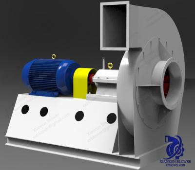 China Steel Single Inlet Centrifugal Fan Blower 90-3500mm Impeller 1297-83305 m³/h Flow Capacity for sale