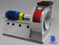 China Industrial Centrifugal Fan Blower Backward Curved Design for Airflow in Cement Power Generation and Dust Collection Applications for sale
