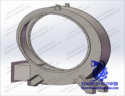 China High Resistance Centrifugal Fan Lifting Lugs & Adjustable Doors | 90-3500mm Impeller | 3000-25425 Pa Pressure for sale