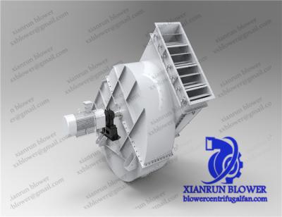 China Industrial Backward Single Inlet Centrifugal Fan 90-3500mm Impeller 3000-25425 Pa Pressure for Steam Power Plants for sale