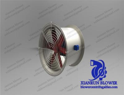China Stainless Steel Tubular Belt Driven Axial Fan 90-3500mm Impeller 1297-83305 m³/h Flow for sale