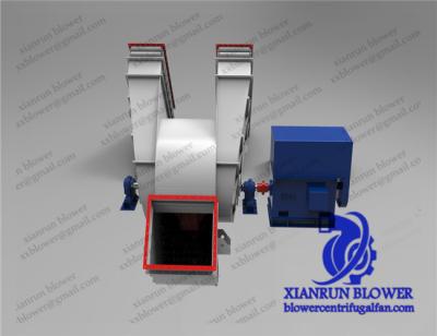 China Steel Double Inlet Centrifugal Fan Blower 220V 380V with 3000-25425 Pa Pressure and 1297-83305 m³/h Flow Capacity for sale