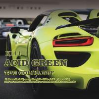 China K114 Acid Green TPU Color Car Paint Protection Film Scratch Anti PPF for sale