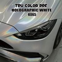 China K065 Holographic White TPU Color Paint Protection Film Car Wrap Rolls for sale