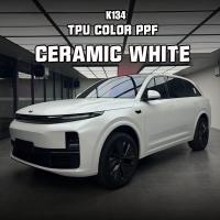 China K134 Ceramic White TPU Color Car Paint Protection Film Wrapping Car Sticker for sale