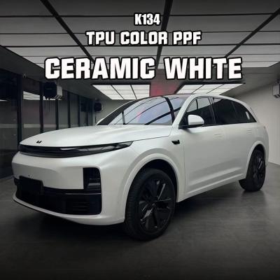 China K134 Ceramic White TPU Color Car Paint Protection Film Wrapping Car Sticker for sale