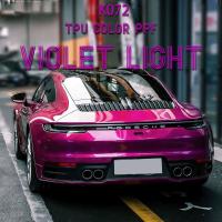 China K072 Violet Light TPU Color Car Paint Protection Sticker Vinyl Foil Wrap for sale