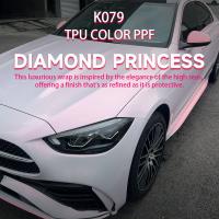 China K079 Diamond Princess TPU Color Car Paint Protection Film Vinyl Wrap Glitter for sale