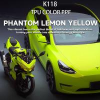 China K118 Phantom Lemon Yellow TPU Color Car Paint Protection Film Best Vinyl Wrap Brand for sale