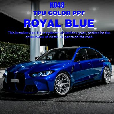 China Royal Blue TPU Color Paint Protection Film Car Vinyl Wrap Suppliers Wholesale for sale