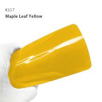China K117 Maple Leaf Yellow TPU Color Car Paint Protection Film Custom Vinyl Wrap Sticker for sale