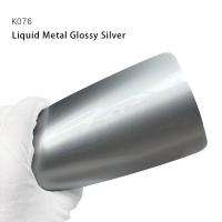 China K076 Liquid Metal Glossy Silver TPU Color Car Paint Protection Film Wapping Car Foil for sale