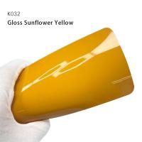 China Self Healing Car Film TPU PPF Gloss Sunflower Yellow Auto Paint Protection Film for sale